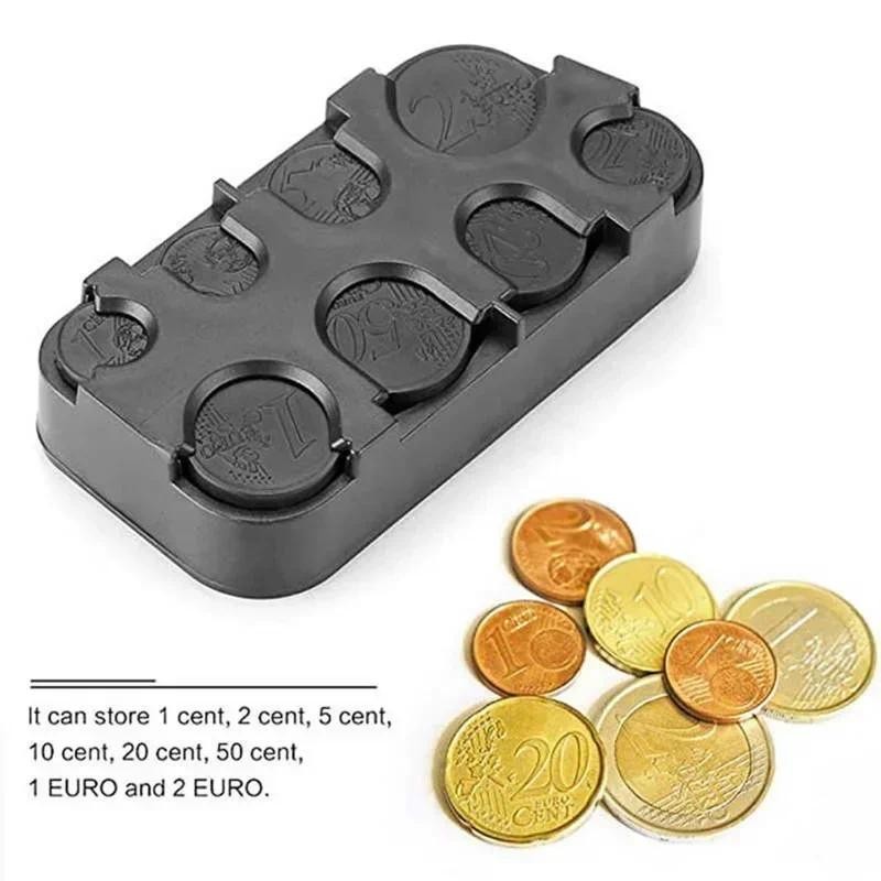 Jual Euro Coin Dispenser Plastic Coin Boxes Money Box Collection Wallet ...
