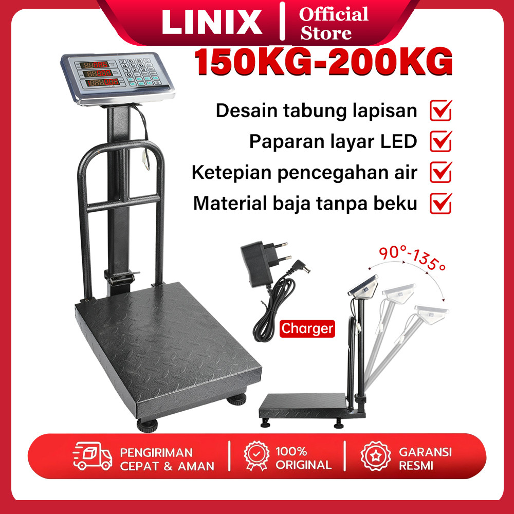 Jual Linix 150 kg Single Display Timbangan Duduk Digital 150 kg / 1 kg Single Display Elektronik ...