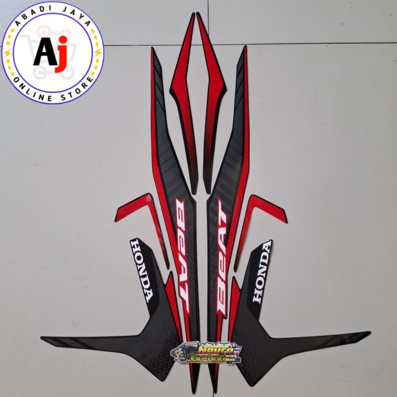 Jual striping honda beat fi 2024 deluxe cbs hitam full list motor ...