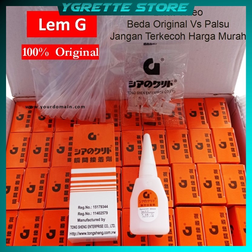Jual YGRETTE - ORI Botol Besar Lem G Gemuk Lem Korea Lem Cair Serbaguna ...