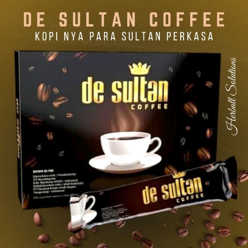 Jual KOPI DE SULTAN COFFEE 1 BOX ISI 10 SACHET ORIGINAL KOPI KESEHATAN ...