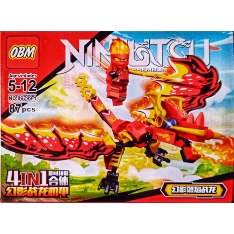 Jual CIKAYOSASHOP mainan ninja naga dragon bersayap keren gagah besar ...