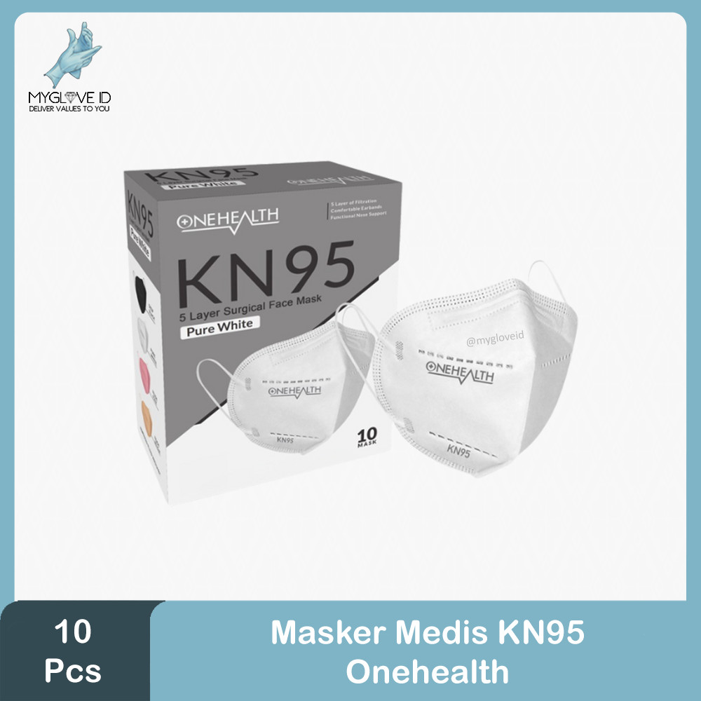 Jual Masker KN95 5 Ply Medis / Surgical Face Mask Onehealth isi 10 pcs | Shopee Indonesia
