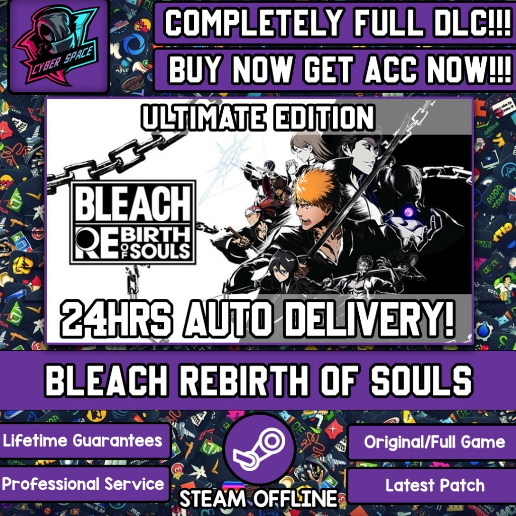 Jual BLEACH Rebirth of Souls [Auto Delivery] [Steam Offline] [Full DLC] Cyber Space PC Game ...