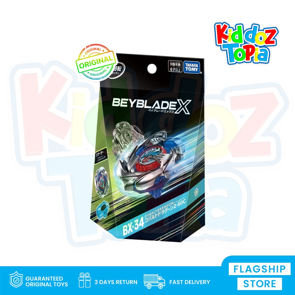 Jual TAKARA TOMY Beyblade X S1 BX-34 BX34 Starter Cobalt Dragoon 2-60C 914563 GLC | Shopee Indonesia