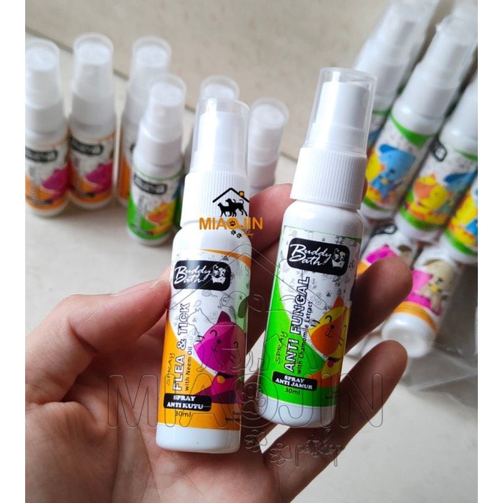 Jual Obat Spray Anti Kutu/Jamur - Kucing Anjing Kelinci Hewan Semprot ...