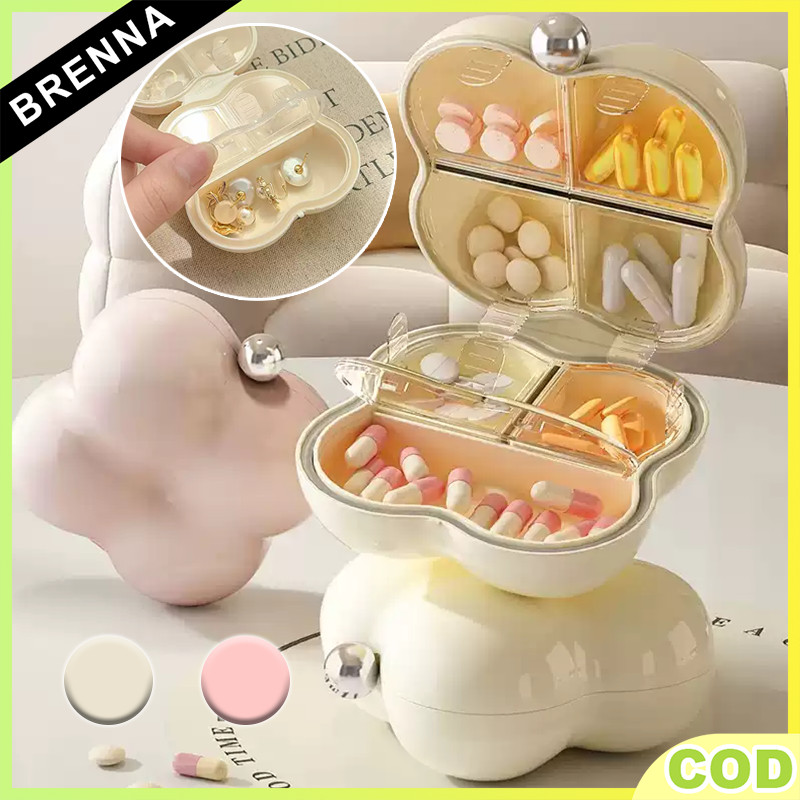 Jual Kotak Tempat Obat /Travel Mini Pill Box Kotak Tempat Obat 7 Sekat ...