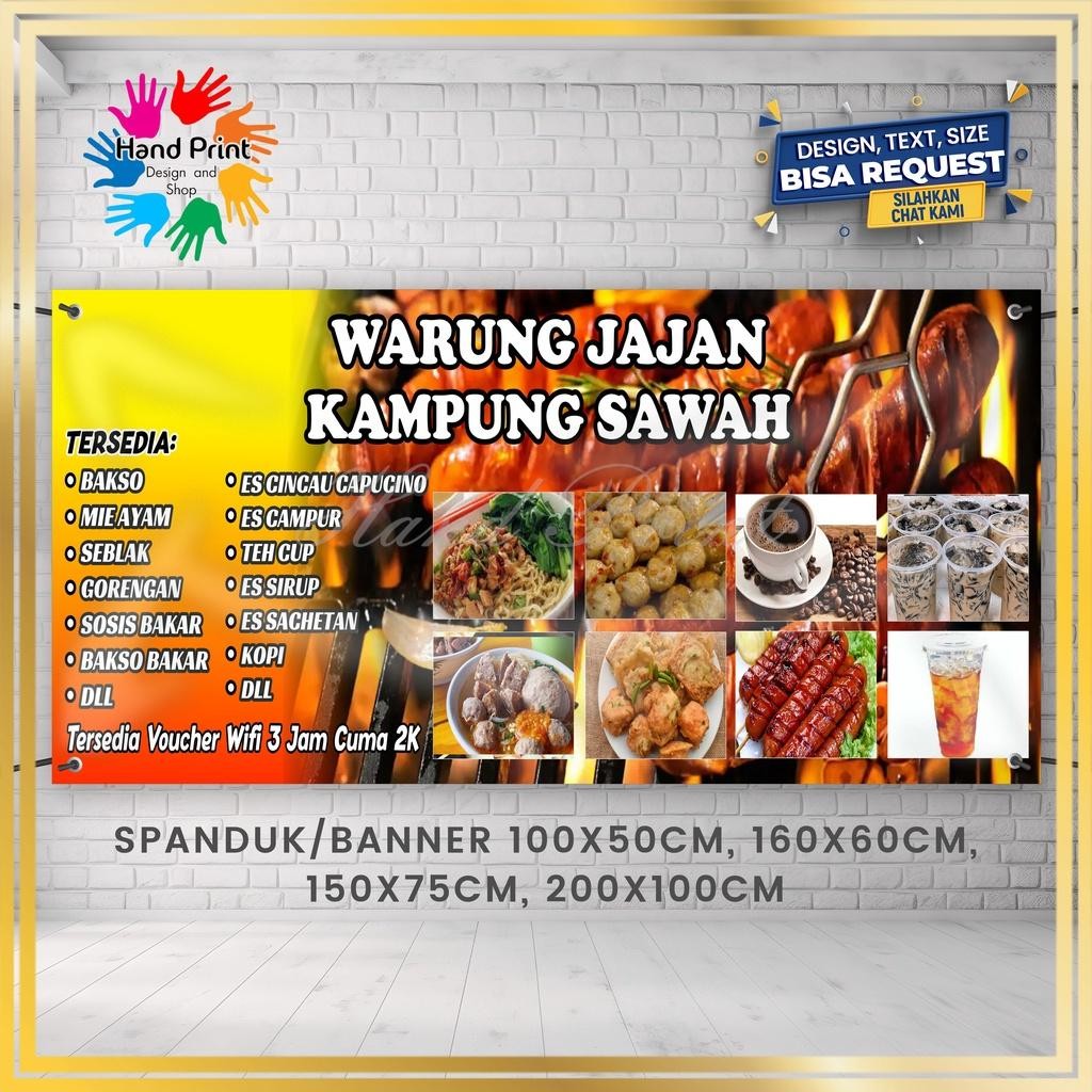 Jual Cetak SPANDUK / BANNER MMT Sate Seafood Bakar Sosis Dan Bakso ...