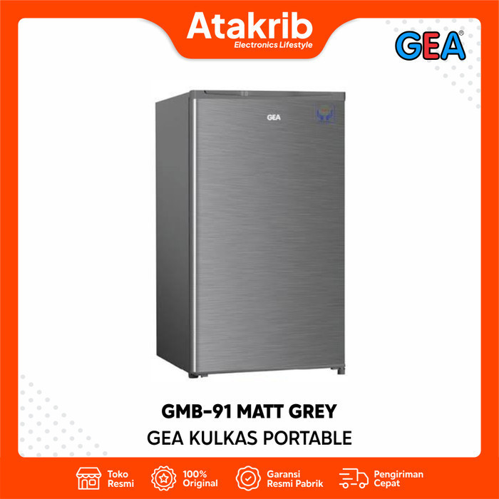 Jual GEA KULKAS PORTABLE GMB-91 MATT GREY 89 Liter | Shopee Indonesia