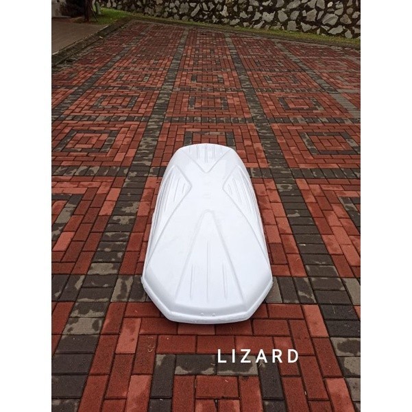 Jual roof box model kanaka putih/roof box putih/roof box mobil/roofbox ...