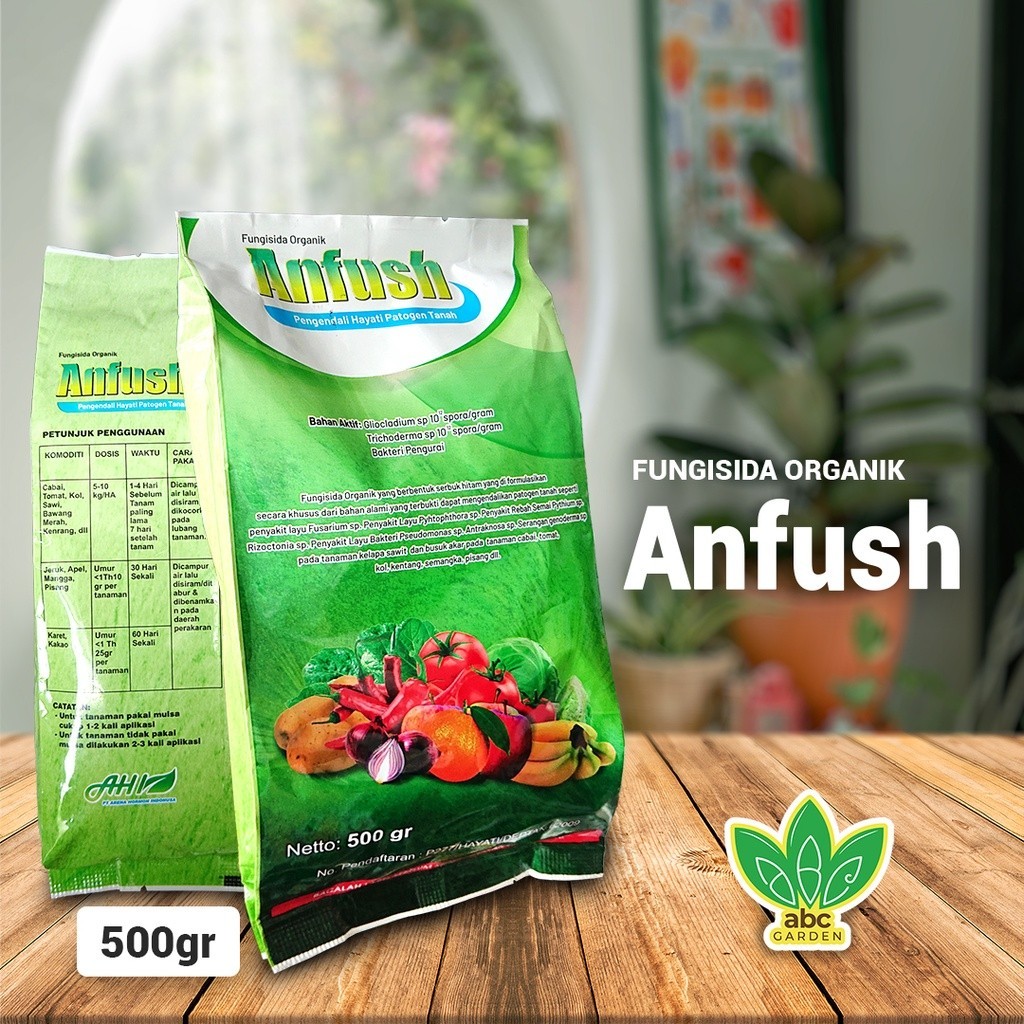 Jual ANFUSH 500g Fungisida Organik Pengendali Pathogen Tanah & Media ...