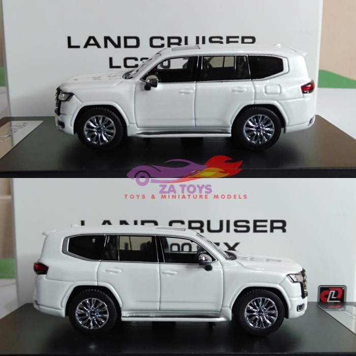 Jual AS27 Diecast Toyota Land Cruiser 300 ZX Putih by LCD Models Skala ...