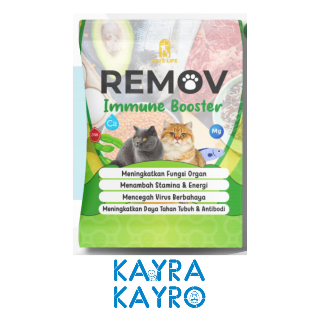 Jual Remov Immune Booster Cat 5 Kapsul - Vitamin Daya Tahan Tubuh ...