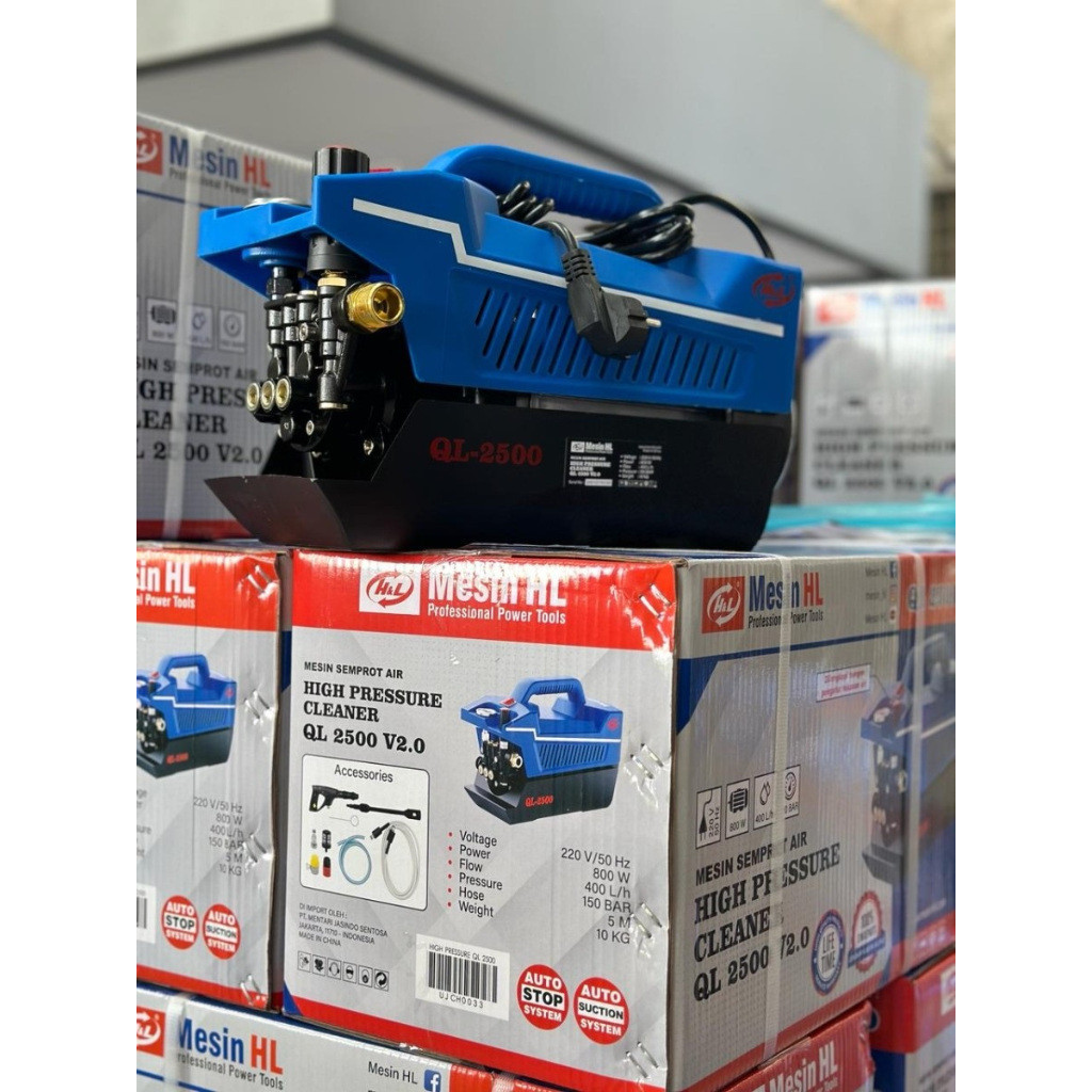 Jual POMPA JET CLEANER HL QL 2500 QL2500 150 BAR MESIN STEAM CUCI MOBIL ...