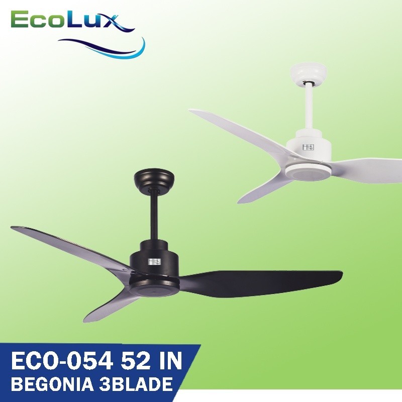 Jual Ecolux Kipas Angin Gantung / kipas angin plafon Ecolux Eco-054 BEGONIA | Shopee Indonesia