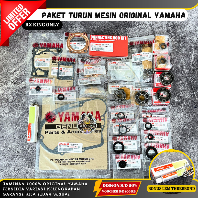 Jual Paket Turun Mesin RX King RXK FULL SET Original Yamaha | Bearing ... Jual Paket Turun Mesin RX King RXK FULL SET Original Yamaha | Bearing ...