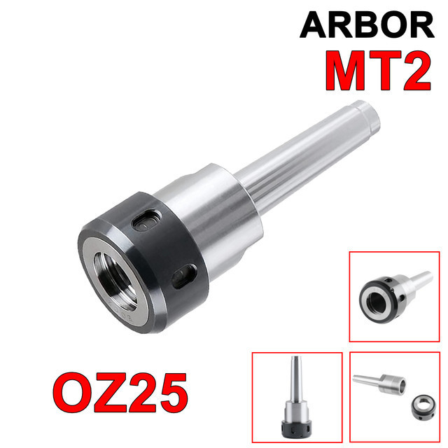Jual Arbor MTB2 OZ 25 Collet Chuck MT 2 OZ25 Morse Taper Shank Milling ...