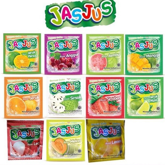 Jual JAS JUS MINUMAN RASA BUAH SERBUK INSTAN RENCENG ISI 10 SACHET ...