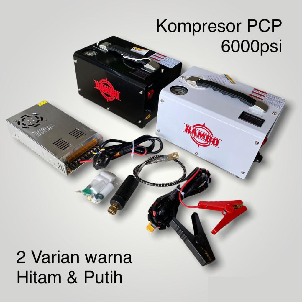 Jual Kompresor Mini Portable 400 watt Otomatis & Manual 6000 psi ...