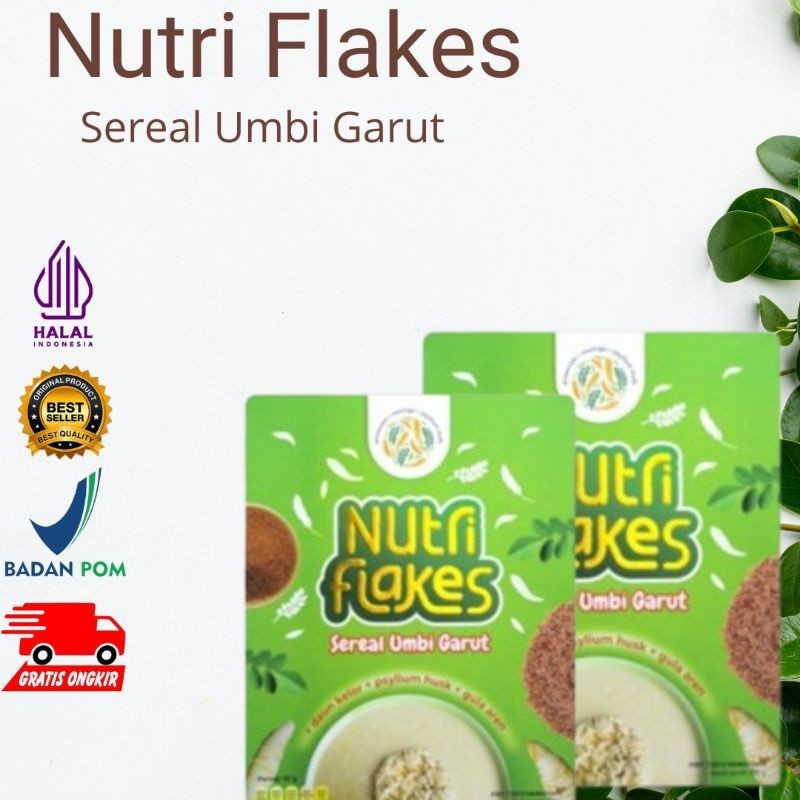 Jual Nutriflakes Sereal Sehat Atasi Asam Lambung Umbi Garut