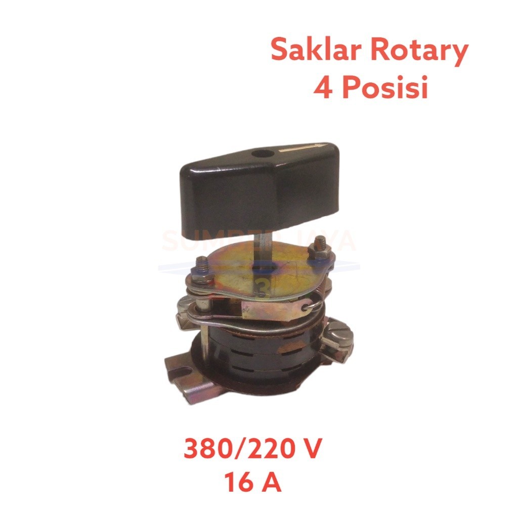Jual Saklar Rotary 4 Posisi 380/220 V 16A / Rotary Switch 4 Posisi / Selector Saklar Putar ...
