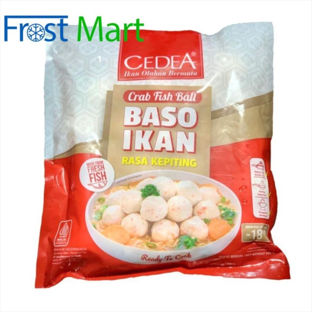 Jual Cedea Baso Ikan Rasa Kepiting 500Gr | Shopee Indonesia