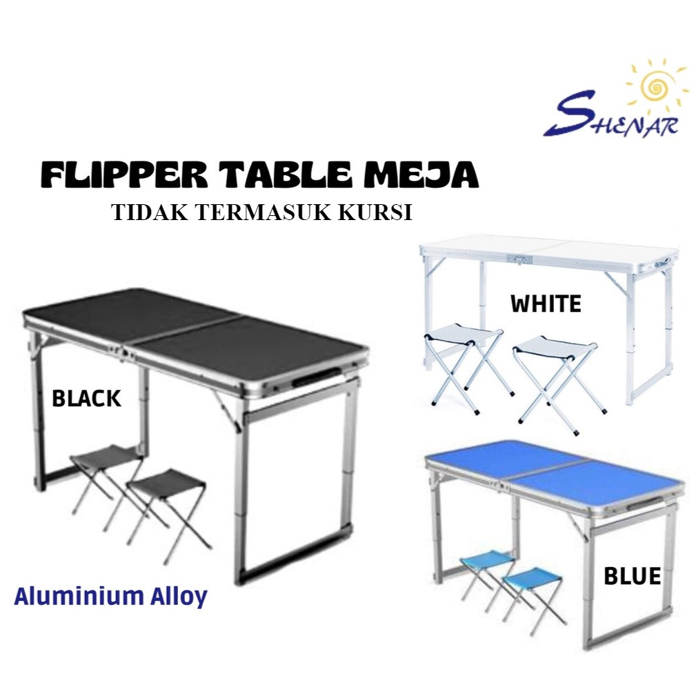 Jual MEJA GEMINI FOLDABLE TABLE MEJA LIPAT MULTIFUNGSI MEJA KOPER ...