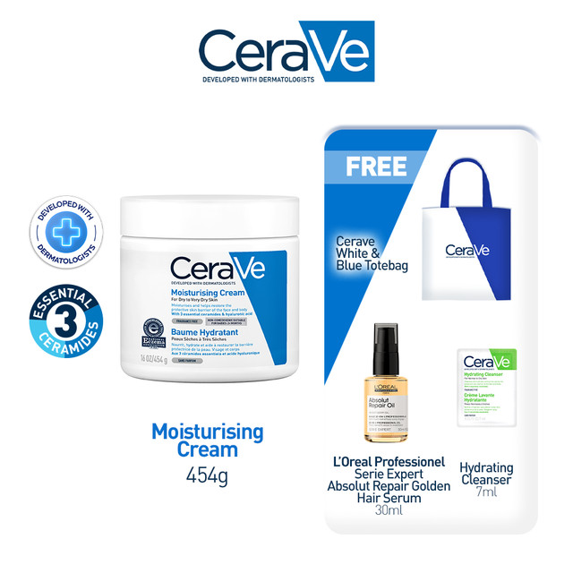 Jual [LIMITED EDITION] CeraVe Value Size Pack for Dry Sensitive Skin ...