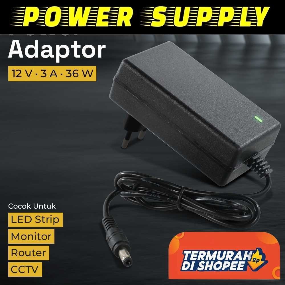 Jual Power Supply 12V Adaptor LED Strip Monitor Ampli Router STB Bor ...