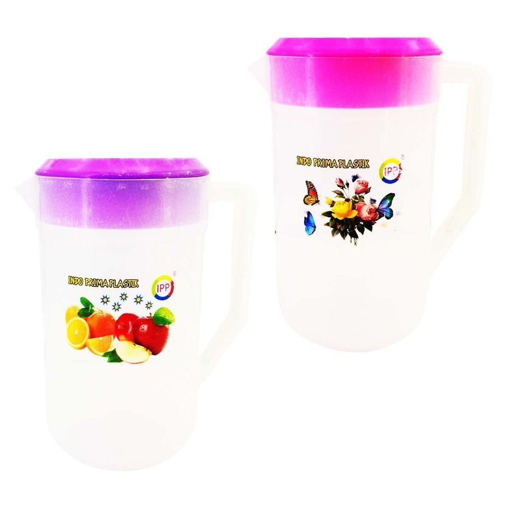 Jual Water Jug 2.1 Liter Teko Plastik Bening Pitcher Minuman ESKAN RR ...