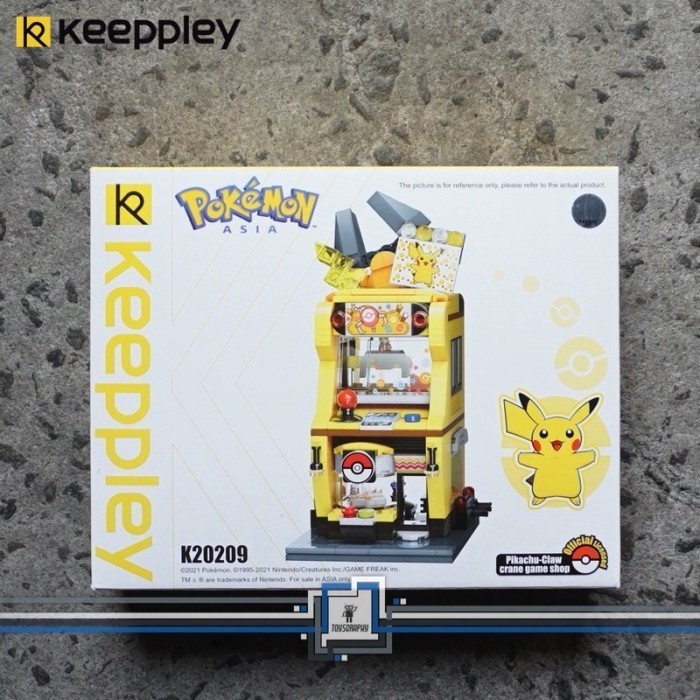Jual Keeppley Pokemon K20209 Pikachu Claw Crane Game Shop Bricks Blocks ...
