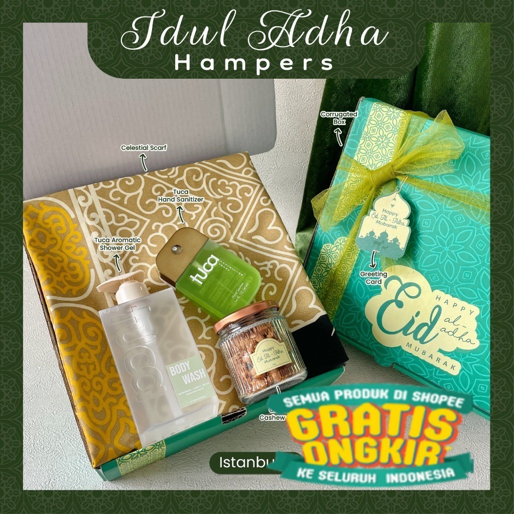 Jual Hampers Lebaran Tuca Idul Adha Idul Fitri Parcel Kue Kering/ biru orange pink ungu | Shopee ...