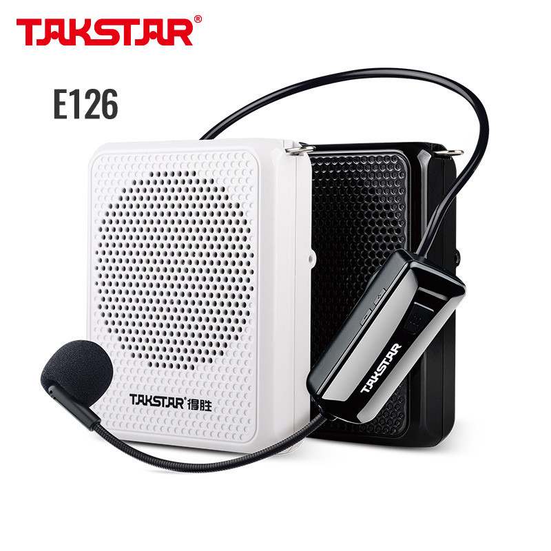 Jual Takstar E126 Rechargeable Portable Digital Voice Amplifier Wireless Amp with Headworn ...