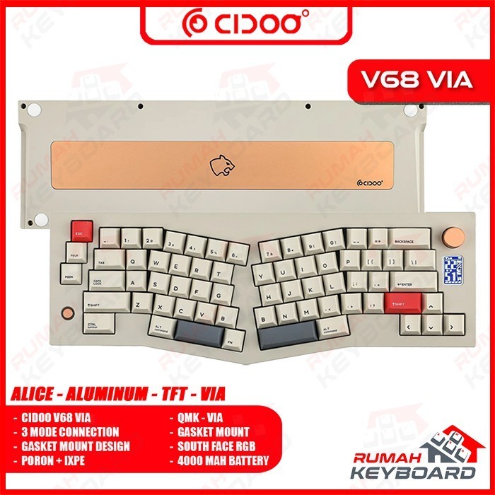 Jual CIDOO - V68 - Alice - TFT Display - Via - South - Full ...