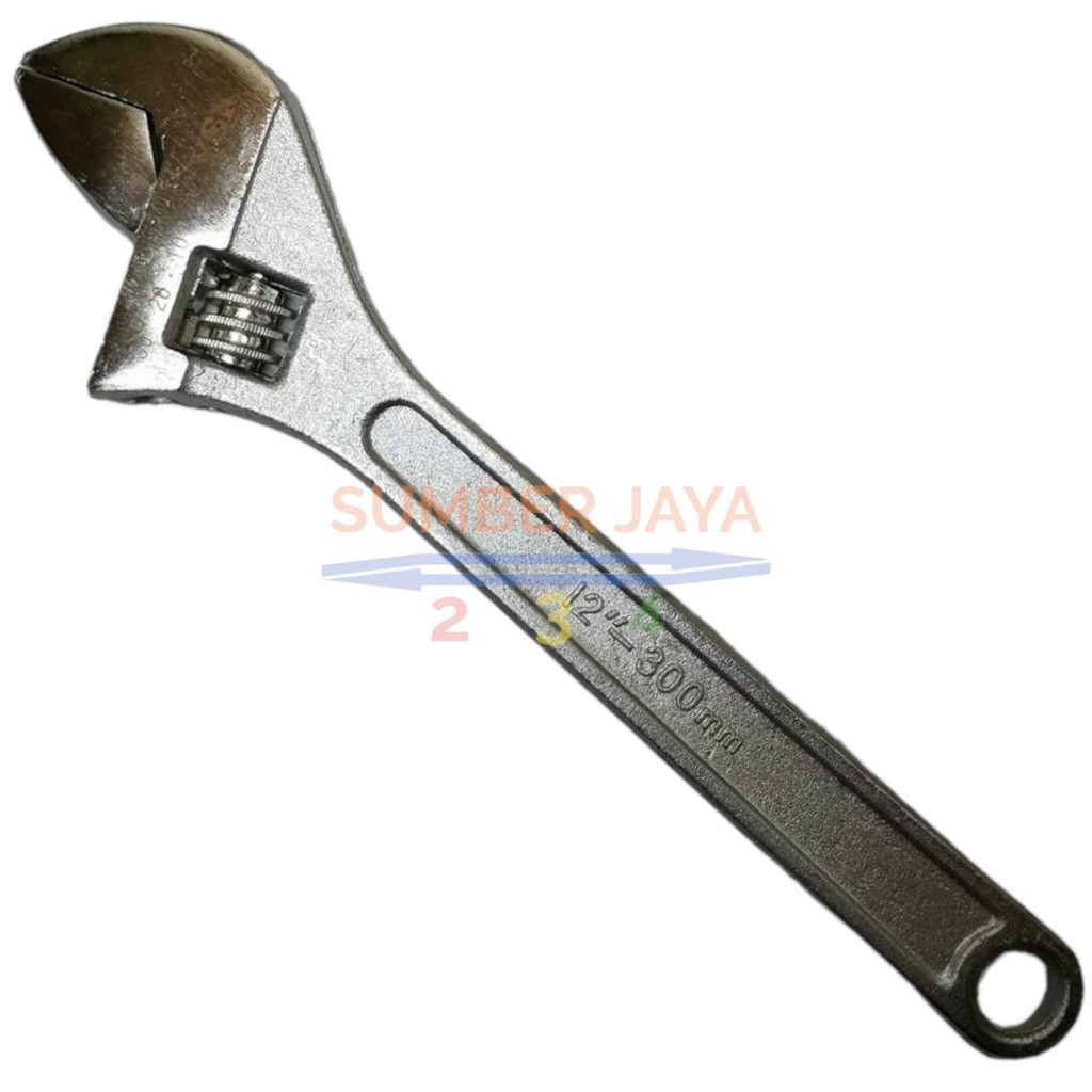 Jual Kunci Inggris 12 inch Adjustable Wrench Ukuran 12 inch TERMURAH ...