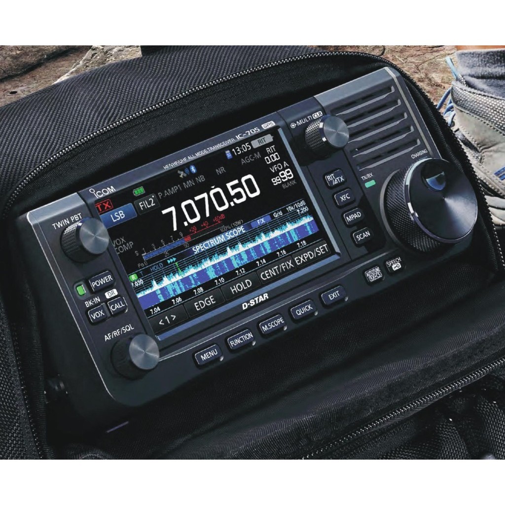 Jual ICOM IC-705 IC705 All Mode Portable Radio Rig 10 W GPS SSB HF VHF ...