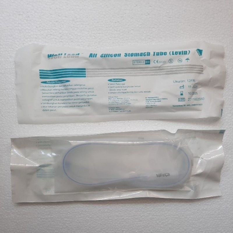 Jual NGT Silicon Well Lead / Stomach Tube / NGT Silicon / Selang Makan ...