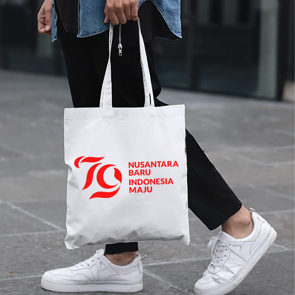 Jual EXD - Tas Totebag Tote Bag DESIGN Kemerdekaan Indonesia ke 79 ...