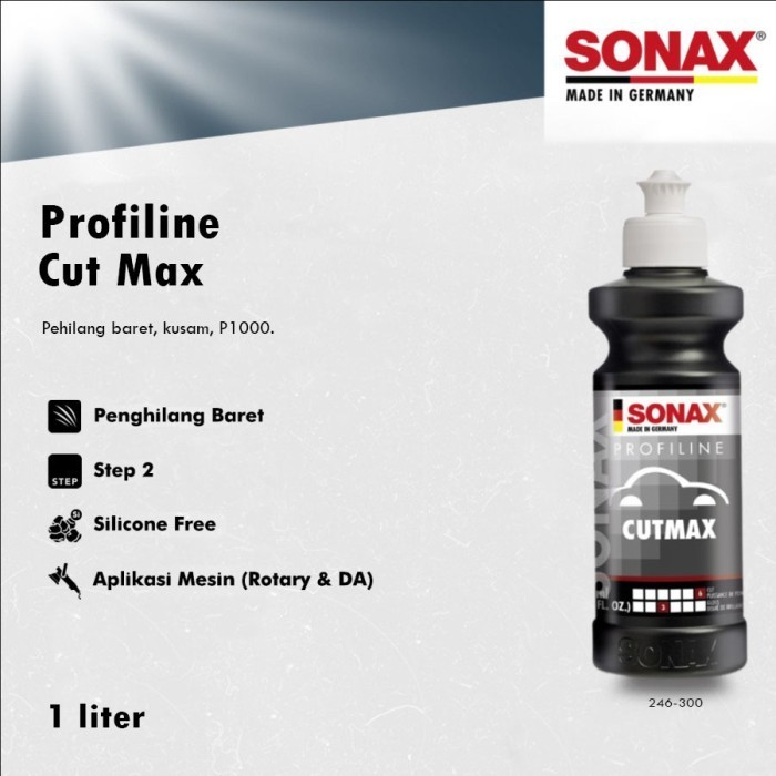 Jual SONAX - Sonax Profiline CUT MAX 6/3 ORIGINAL 1 Liter CutMax ...