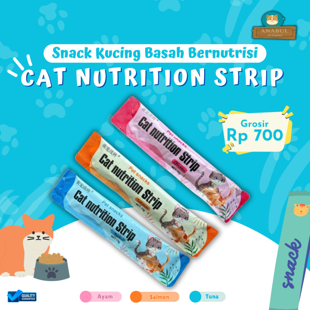 Jual SNACK KUCING CREAMY 15GR PENUH NUTRISI DAGING SEGAR CAT NUTRITION ...