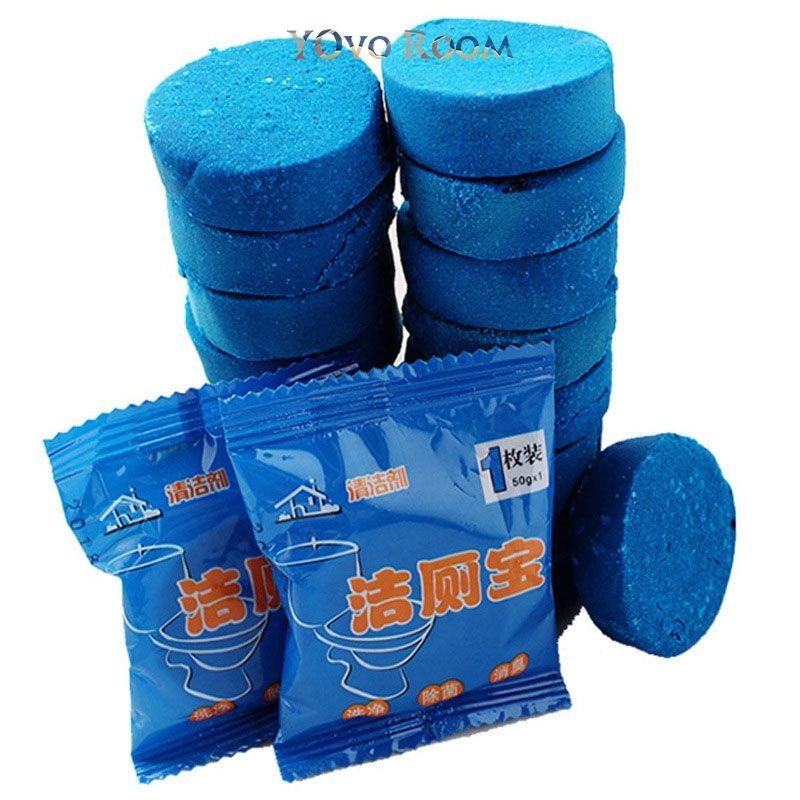 Jual Tablet Biru Pembersih Penyegar Kloset Toilet WC Sibiru Anti ...