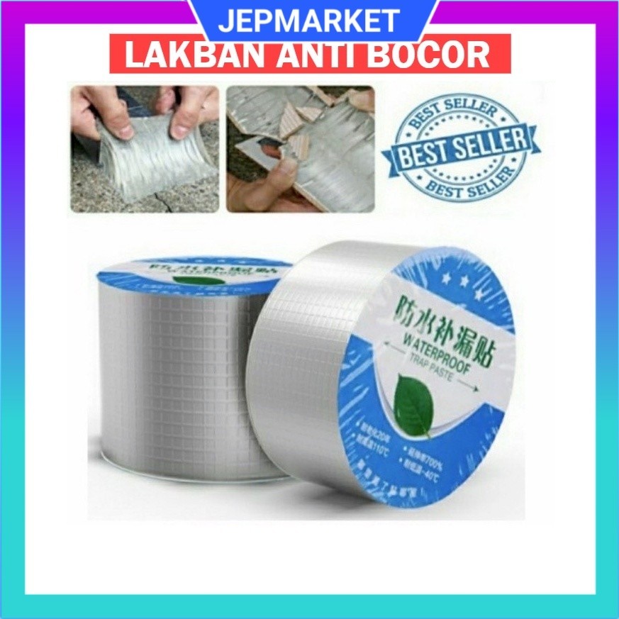 Jual Lakban Alumunium Foil Anti Bocor Anti Air Foil Butyl Super Aluminium Foil Asphalt Tambal ...