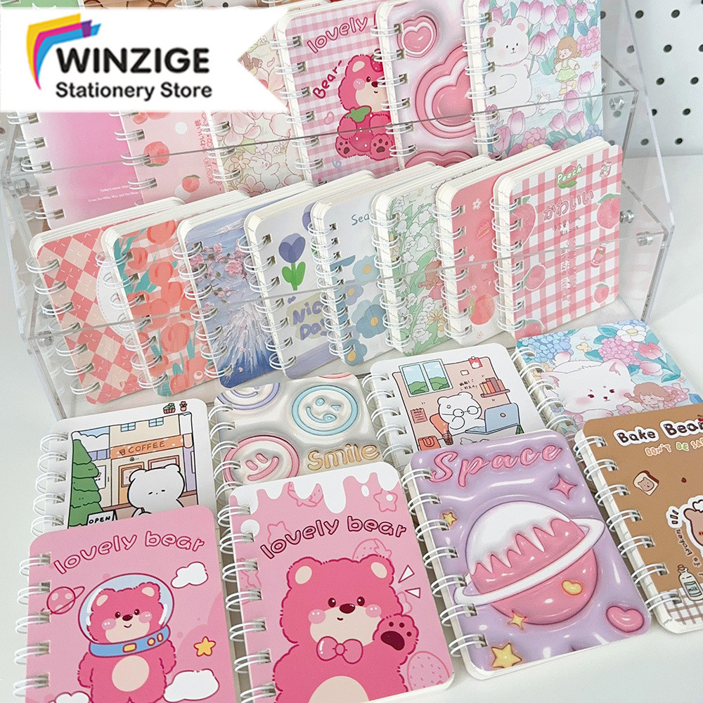 Jual Winzige Mini Buku Tulis Lucu A7 Spiral Notebook Aesthetic Korea Ring Buku Catatan Cute ...