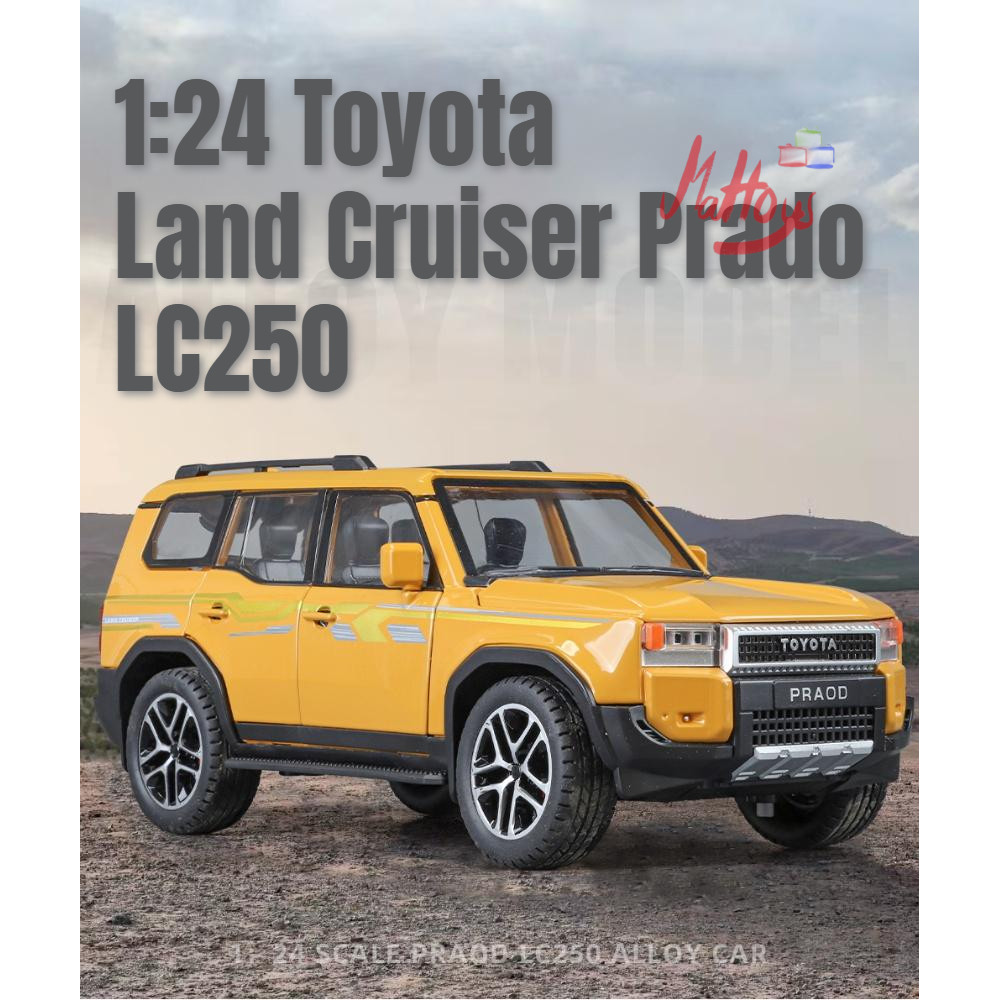Jual 1:24 Toyota Land Cruiser Prado LC250 Alloy Diecast Car Model ...