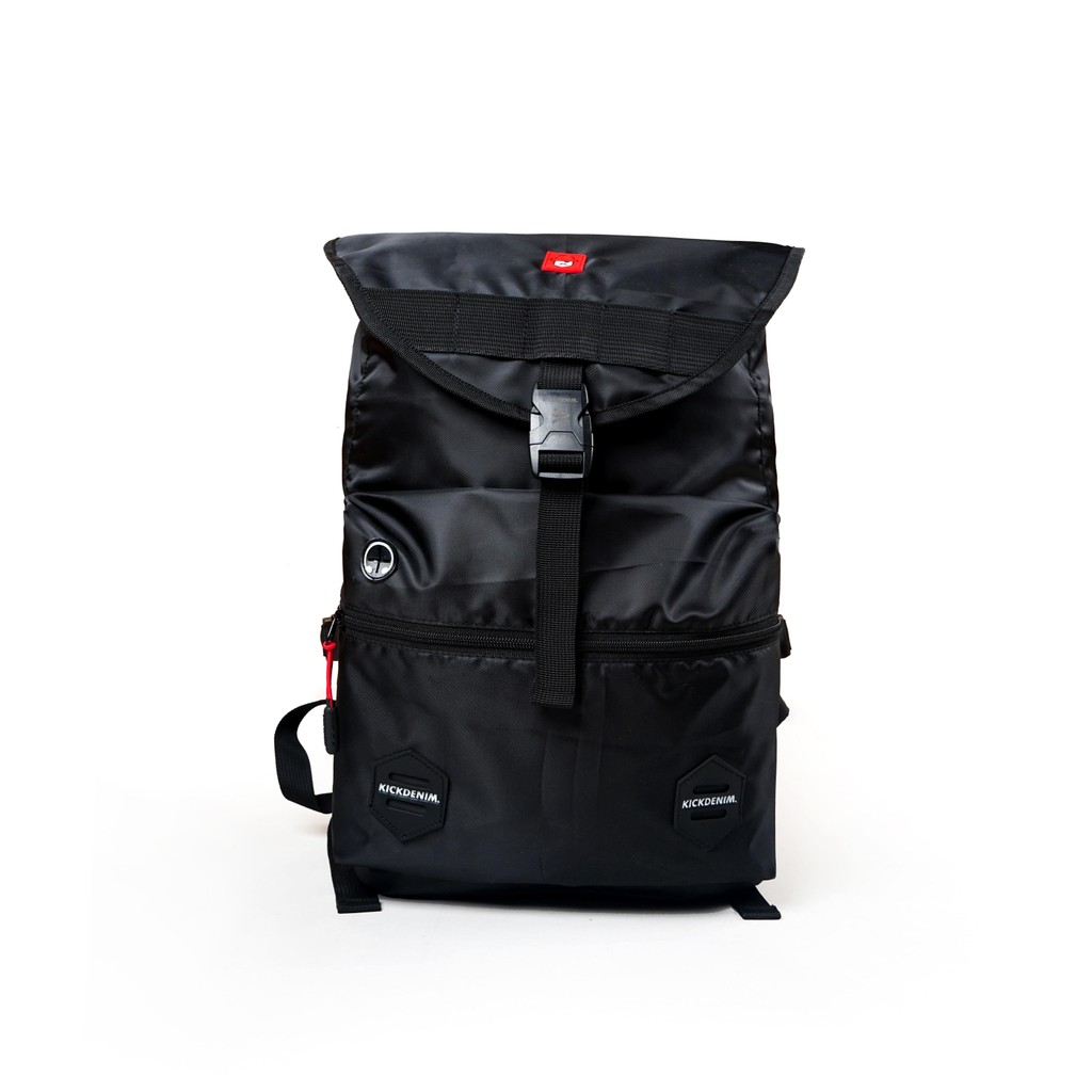 Jual Kick Denim - Tas Backpack Ransel Multifungsi Anti Air Warna Hitam ...