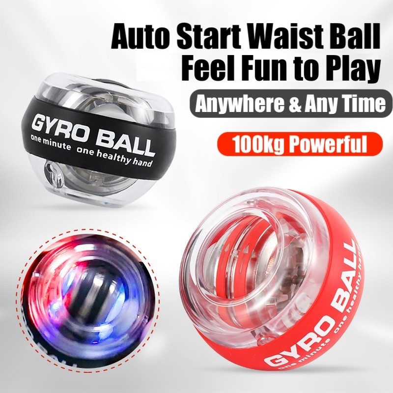 Jual Fun to Play Wrist Ball Auto Start Power Gyro Ball Stres Relief ...