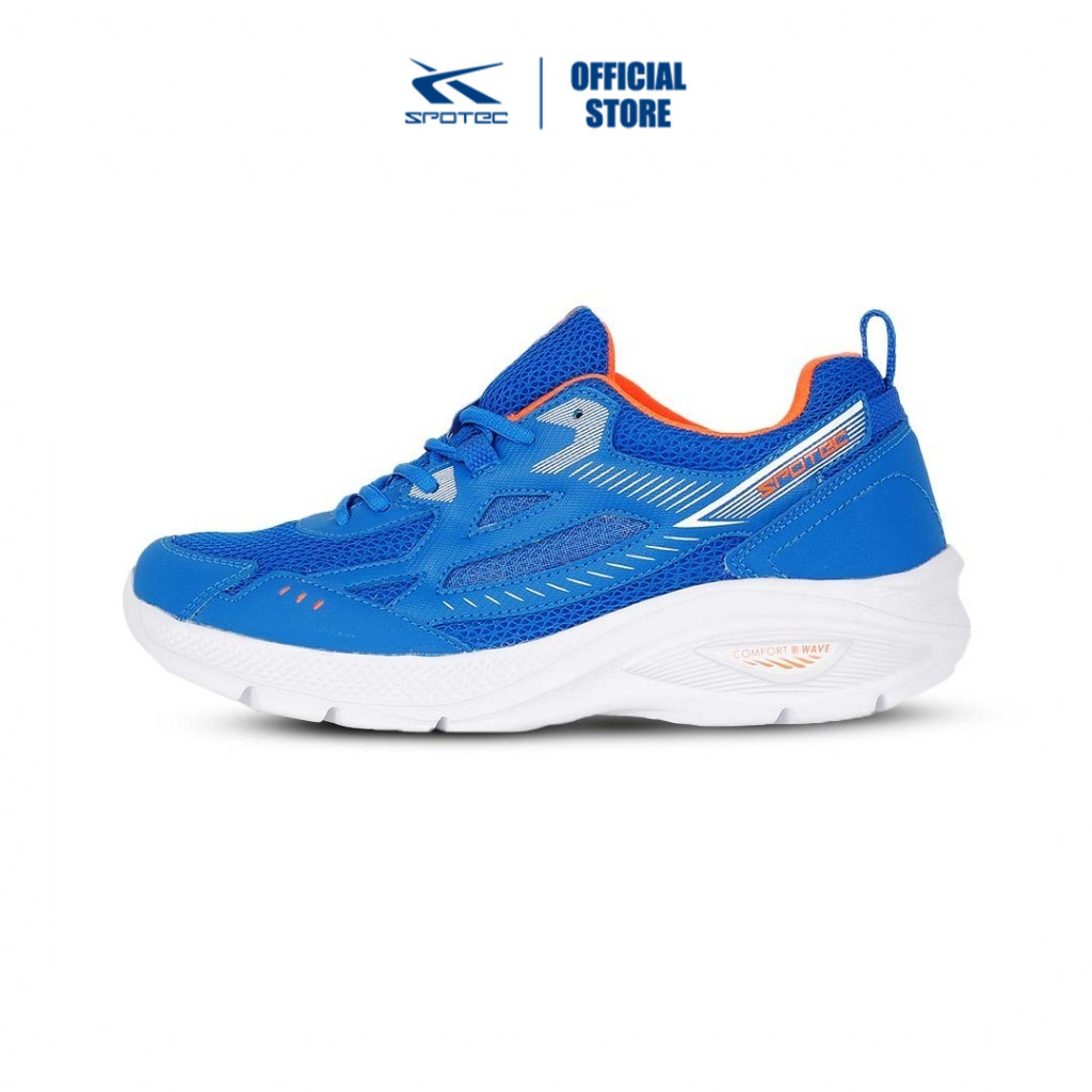 Jual Spotec Running Harvey Sepatu Lari Pria Wanita - Biru Oranye ...