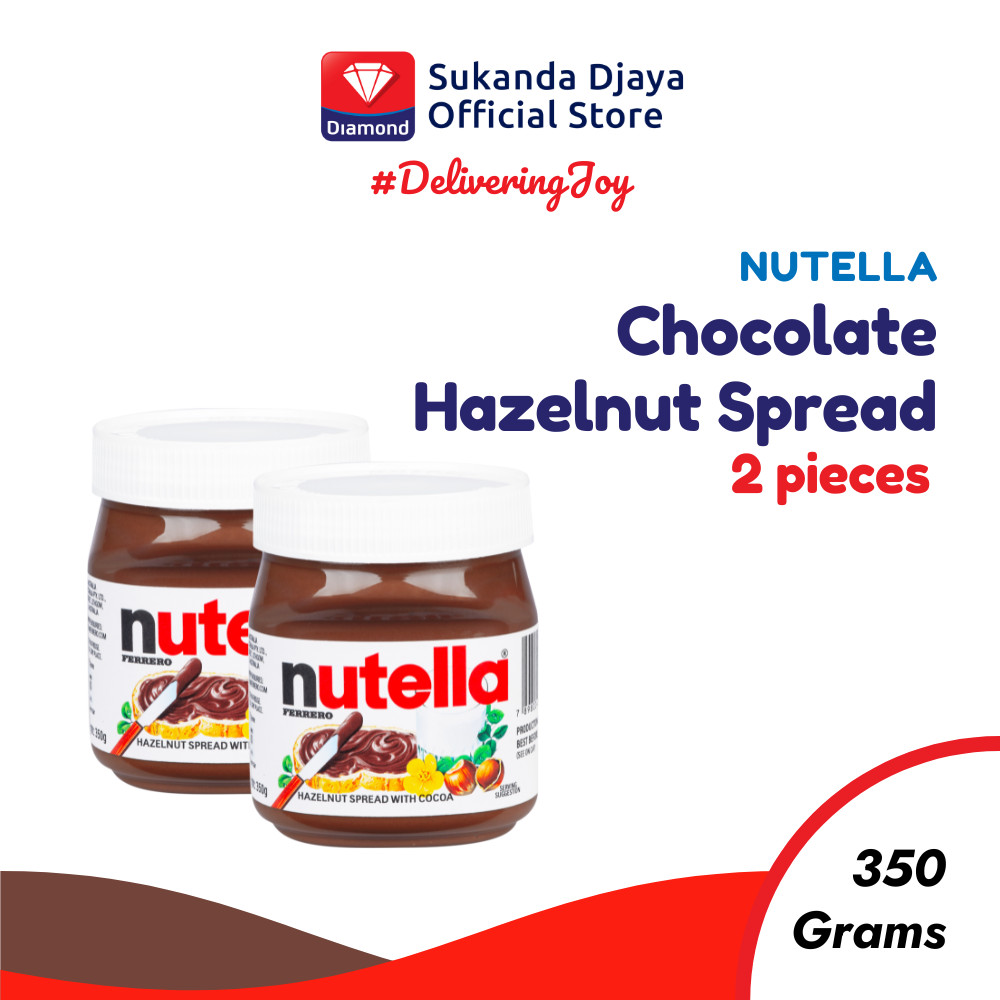 Jual Nutella Chocolate Hazelnut Spread / Selai Coklat Hazelnut 350 gr ...