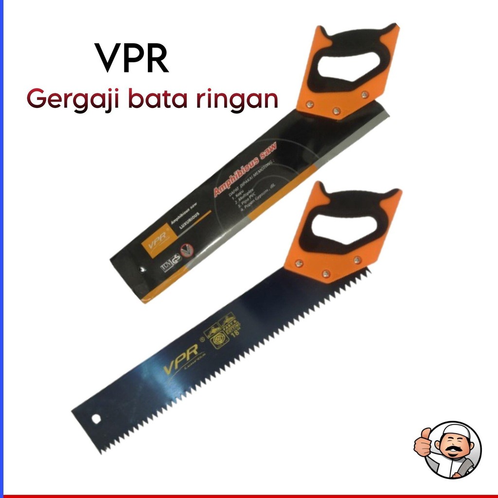 Jual gergaji hebel Vpr ukuran18 inchi hand saw graji bata ringan siap ...
