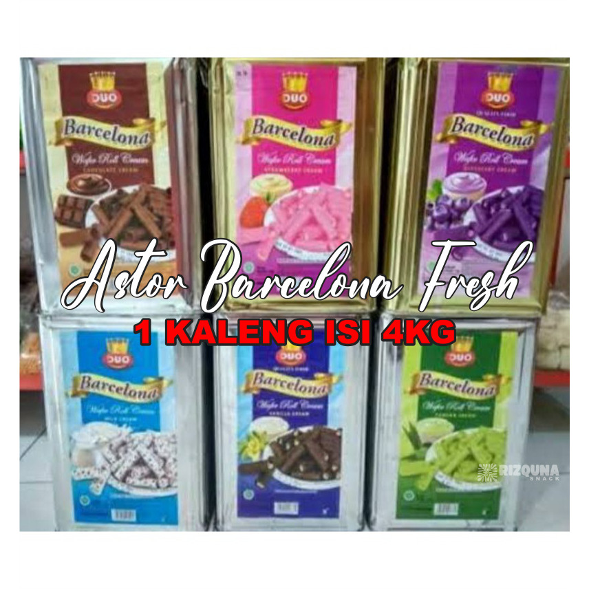 Jual ASTOR BARCELONA MINI VARIAN RASA 1 KALENG ISI 4KG HARGA ...